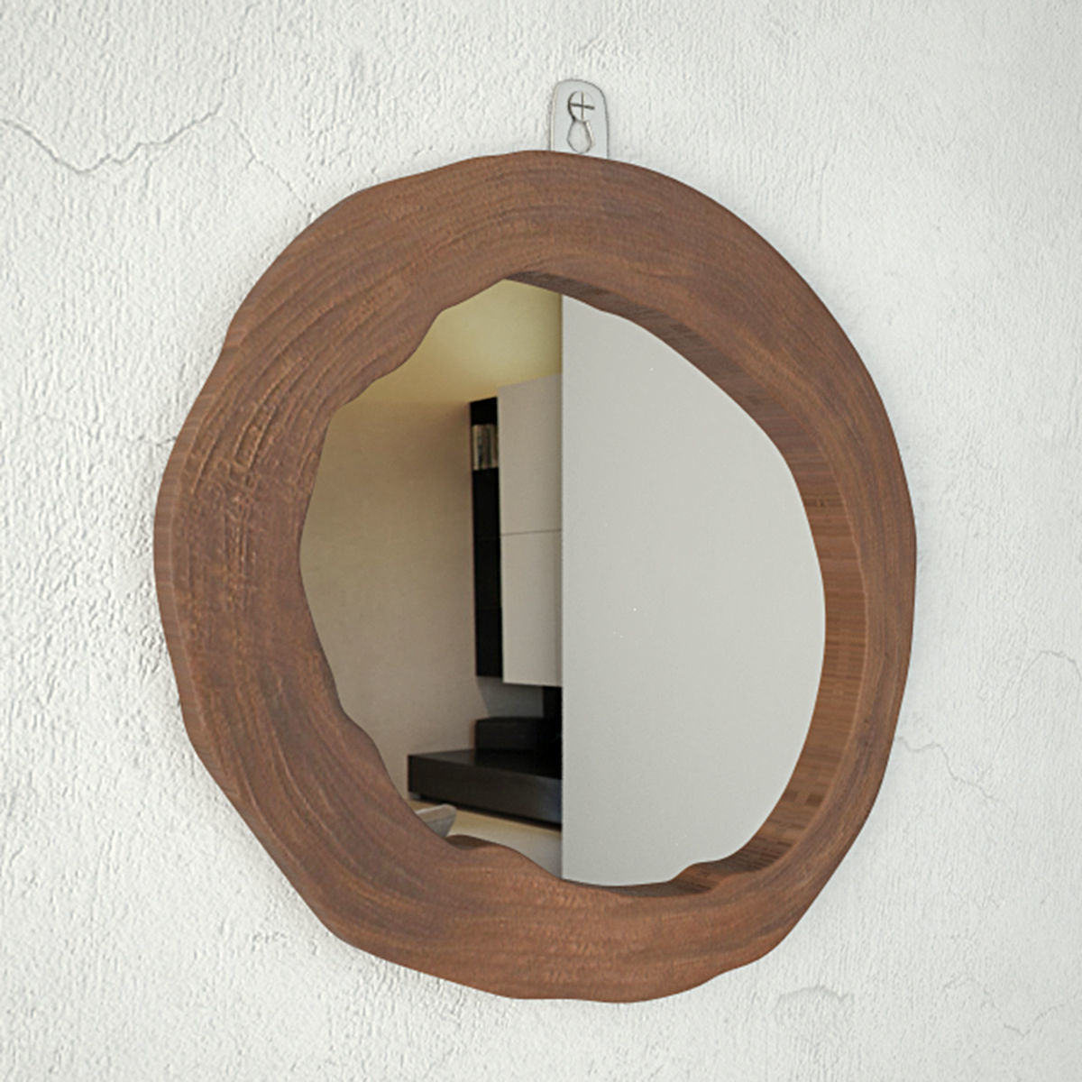 Teak Wood Mirror Set 3D model | CGTrader