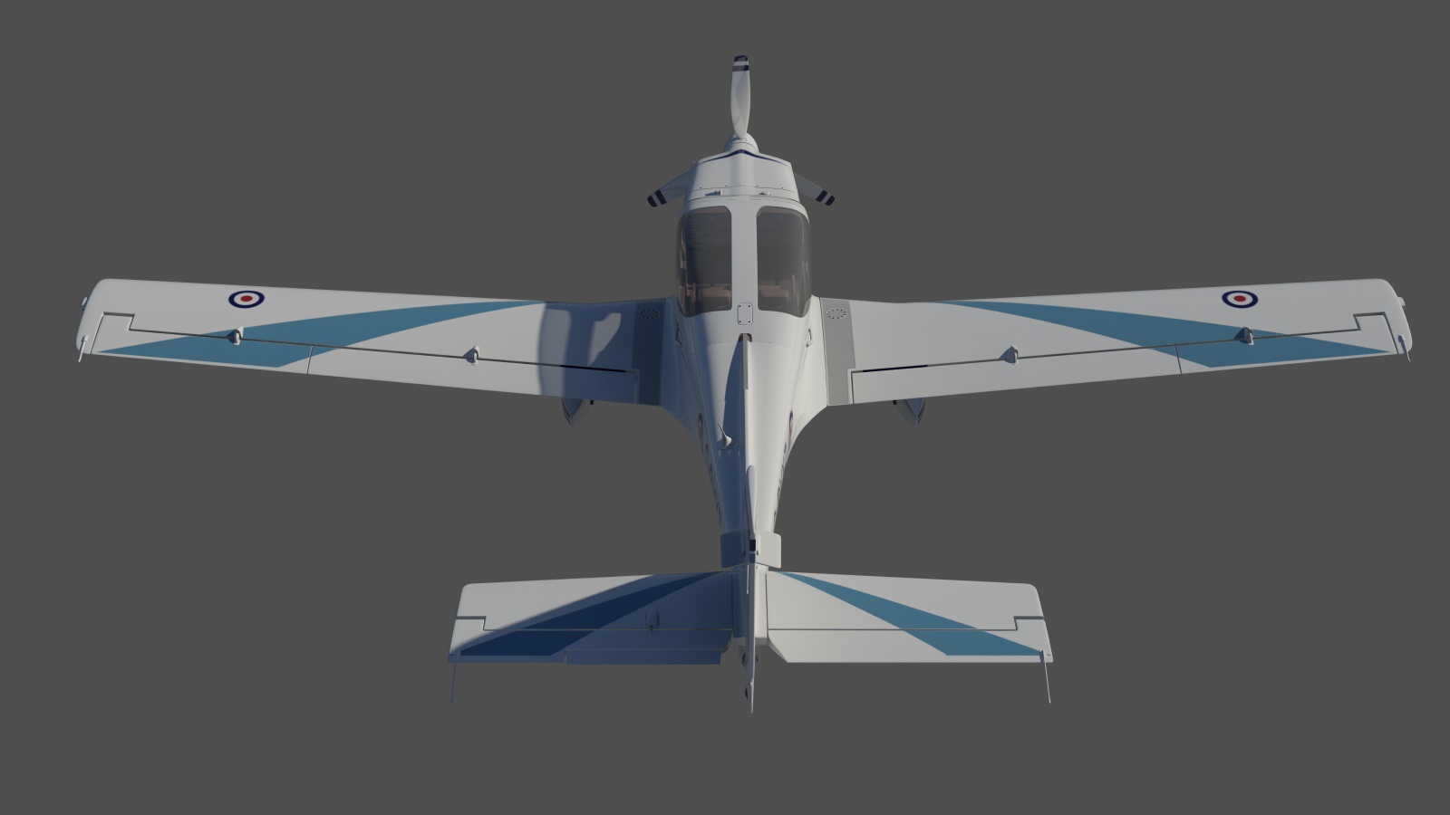 Grob G115 E Tutor 3D model rigged | CGTrader