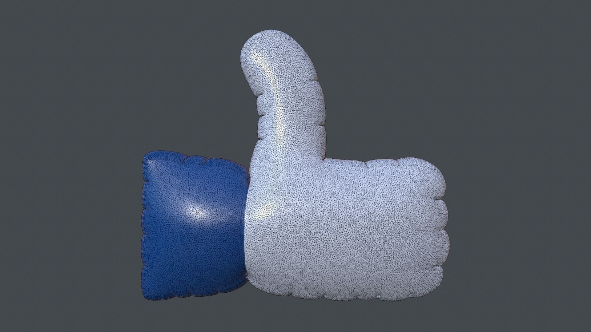 Like model thumbs up sign 3D model | CGTrader