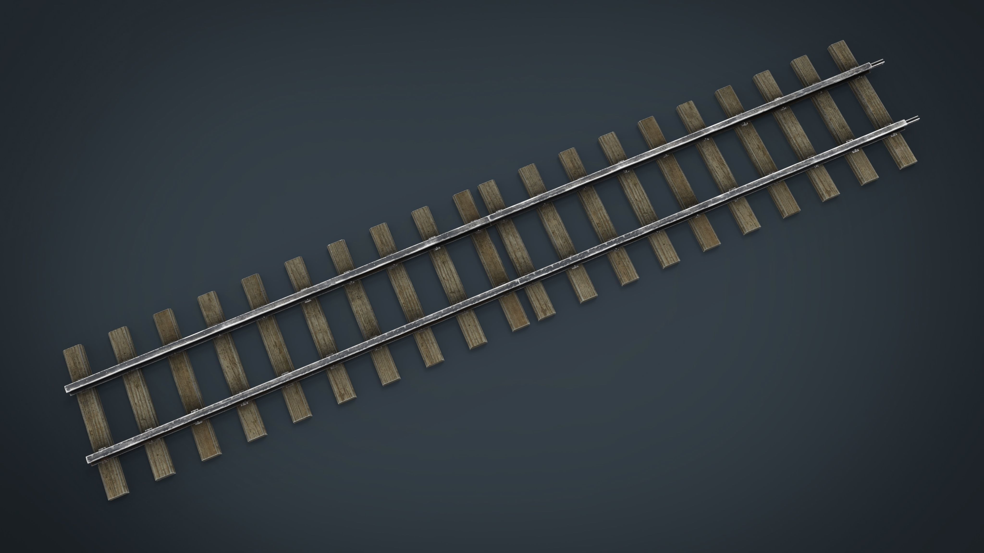 RAILWAY TRACK 3D model | CGTrader