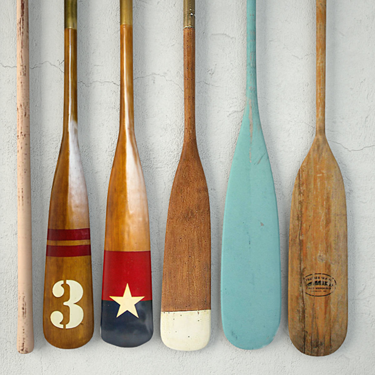 Wooden Oars 3D model | CGTrader