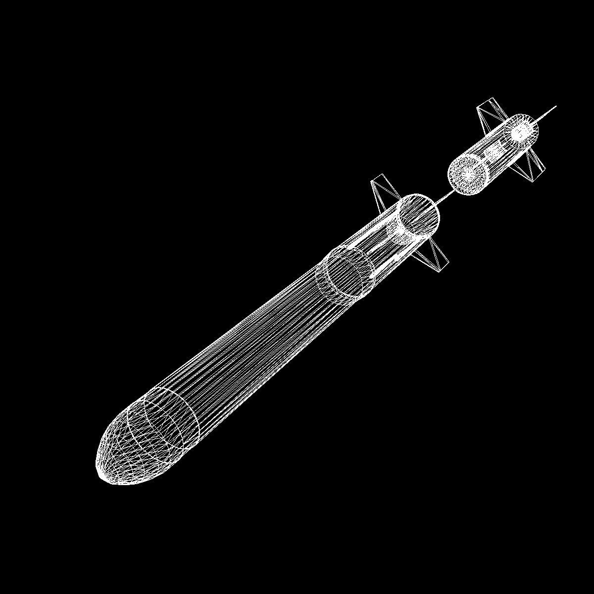 3D model RUR-5 ARSOC Missile VR / AR / low-poly | CGTrader