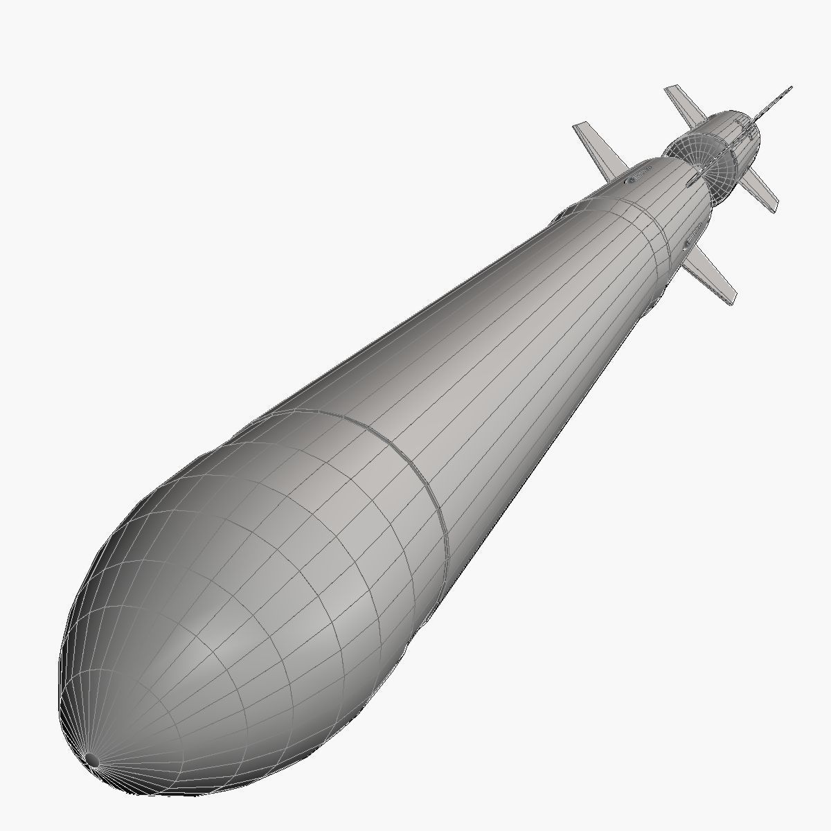 3D model RUR-5 ARSOC Missile VR / AR / low-poly | CGTrader