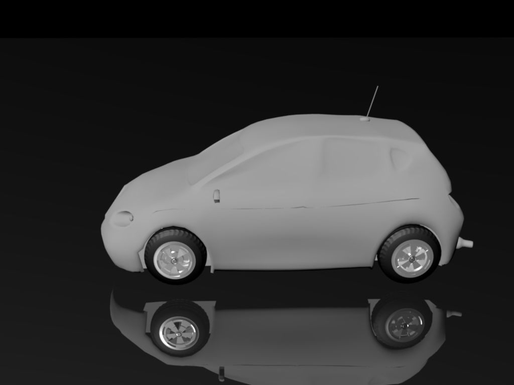 3D model small car VR / AR / low-poly | CGTrader