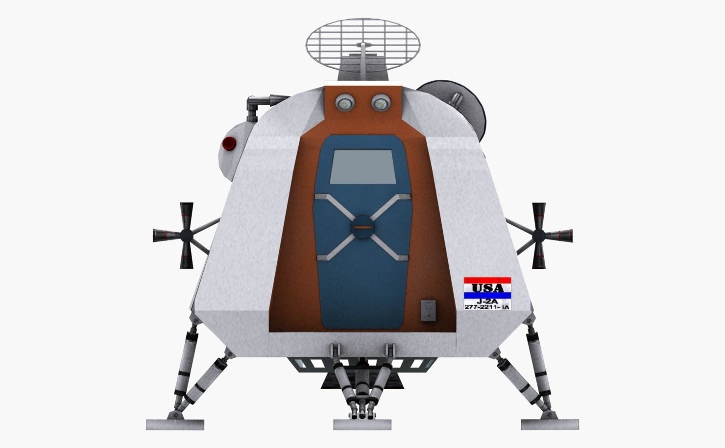 SPACE POD from Lost In Space 3D model | CGTrader