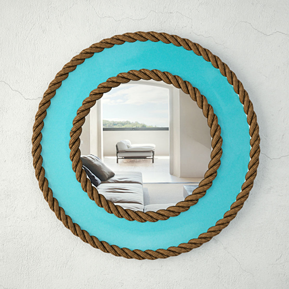 Nautical Rope Mirrors 3D model | CGTrader