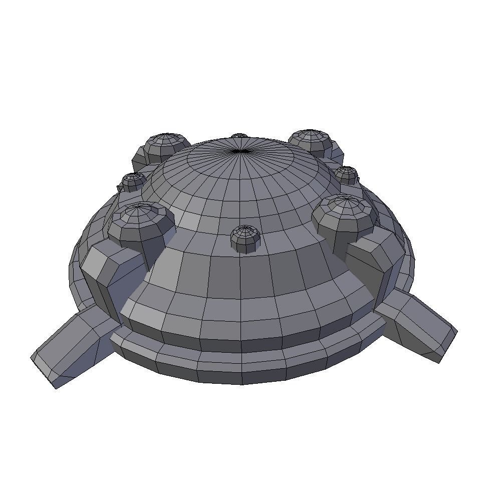 3D model Sci-fi mine 2 low poly VR / AR / low-poly | CGTrader
