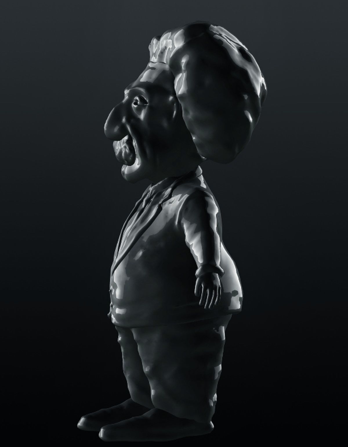 Albert Einstein 3D model 3D printable | CGTrader
