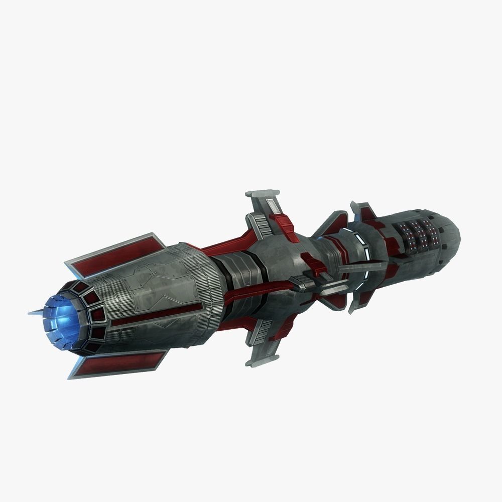 3D model Missile 9 sci-fi low poly VR / AR / low-poly | CGTrader