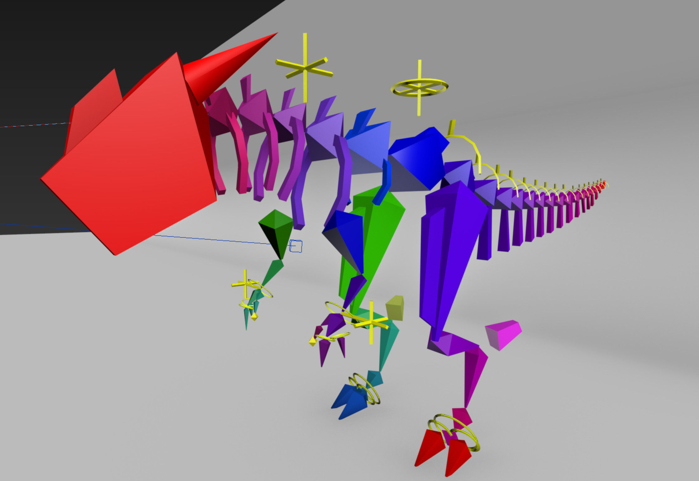 3D model Dragon TRex Drake VR / AR / low-poly rigged animated | CGTrader