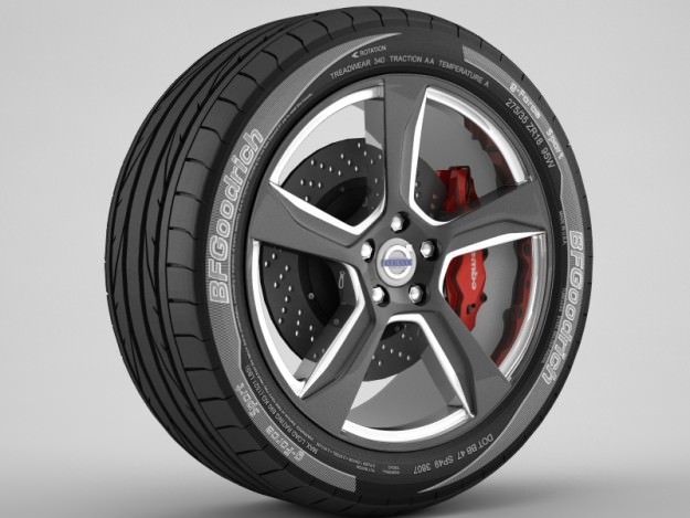 Wheel Volvo S60 2 3D model | CGTrader