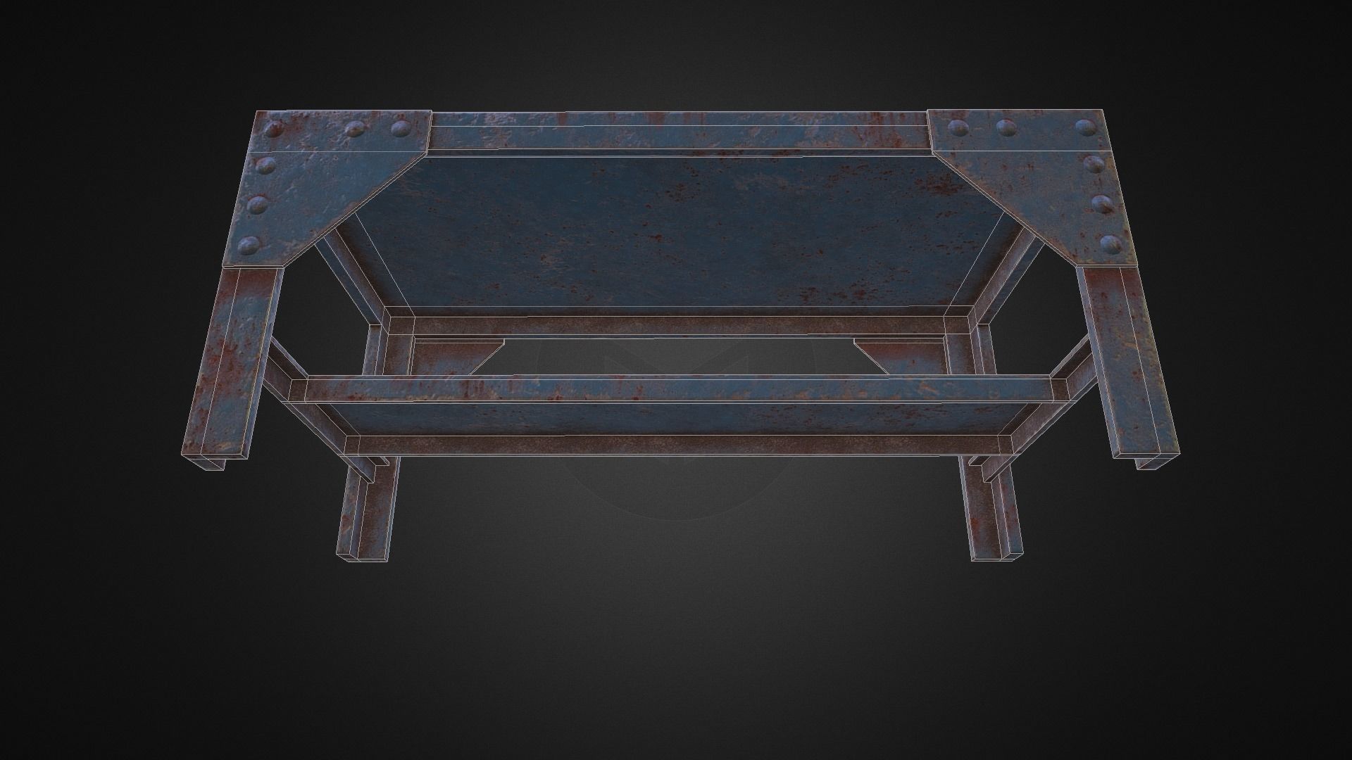 Metal Workbench free VR / AR / low-poly 3D model | CGTrader