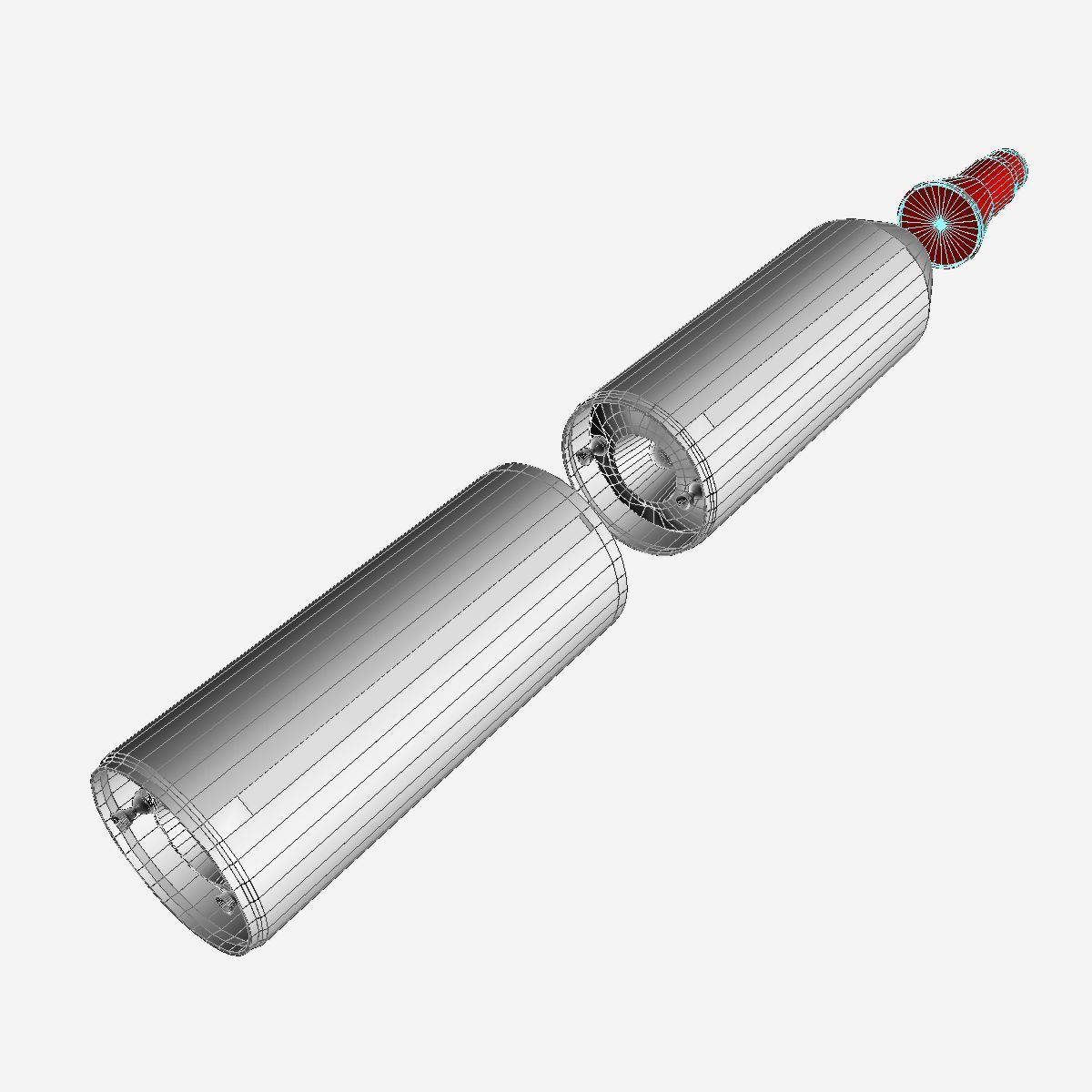 BM25 Musudan 2 Stage Ballitic Missile 3D model | CGTrader