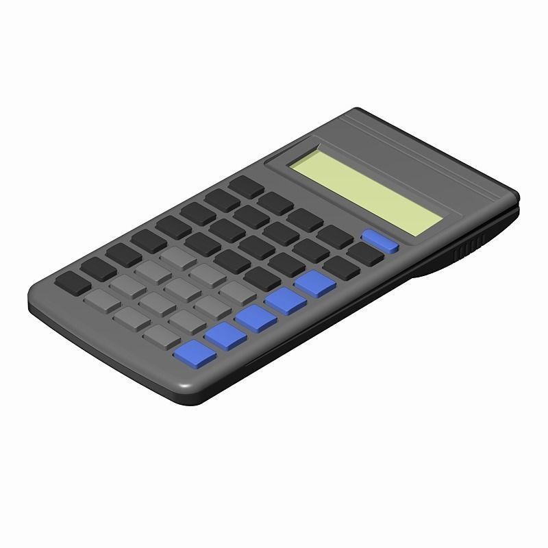3D Scientific Calculator | CGTrader