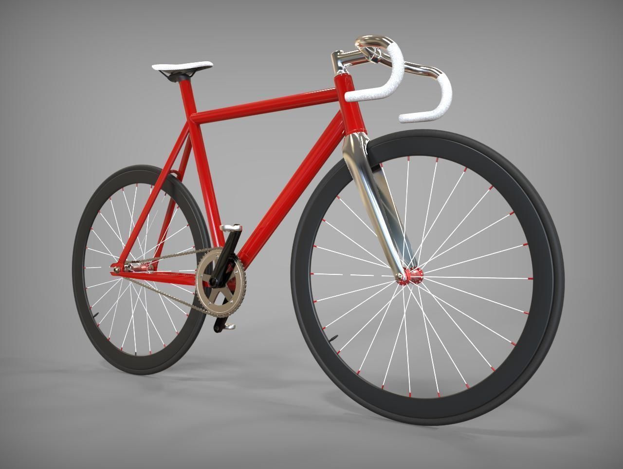 3D model FIXIE BIKE VR / AR / low-poly | CGTrader