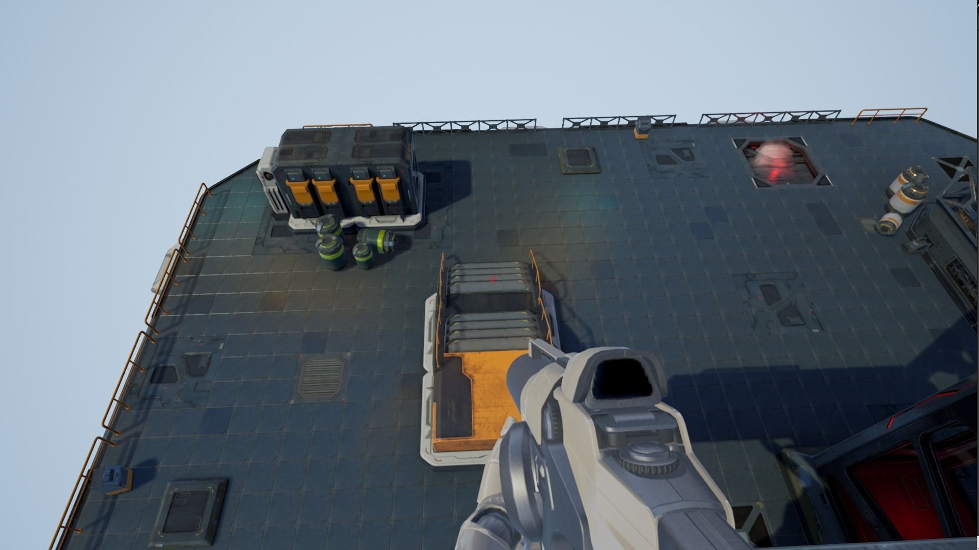 3D model Modular Sci-Fi Space Base Location and Props - low poly VR ...