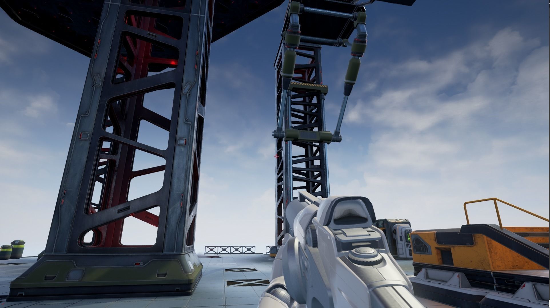 3D model Modular Sci-Fi Space Base Location and Props - low poly VR ...