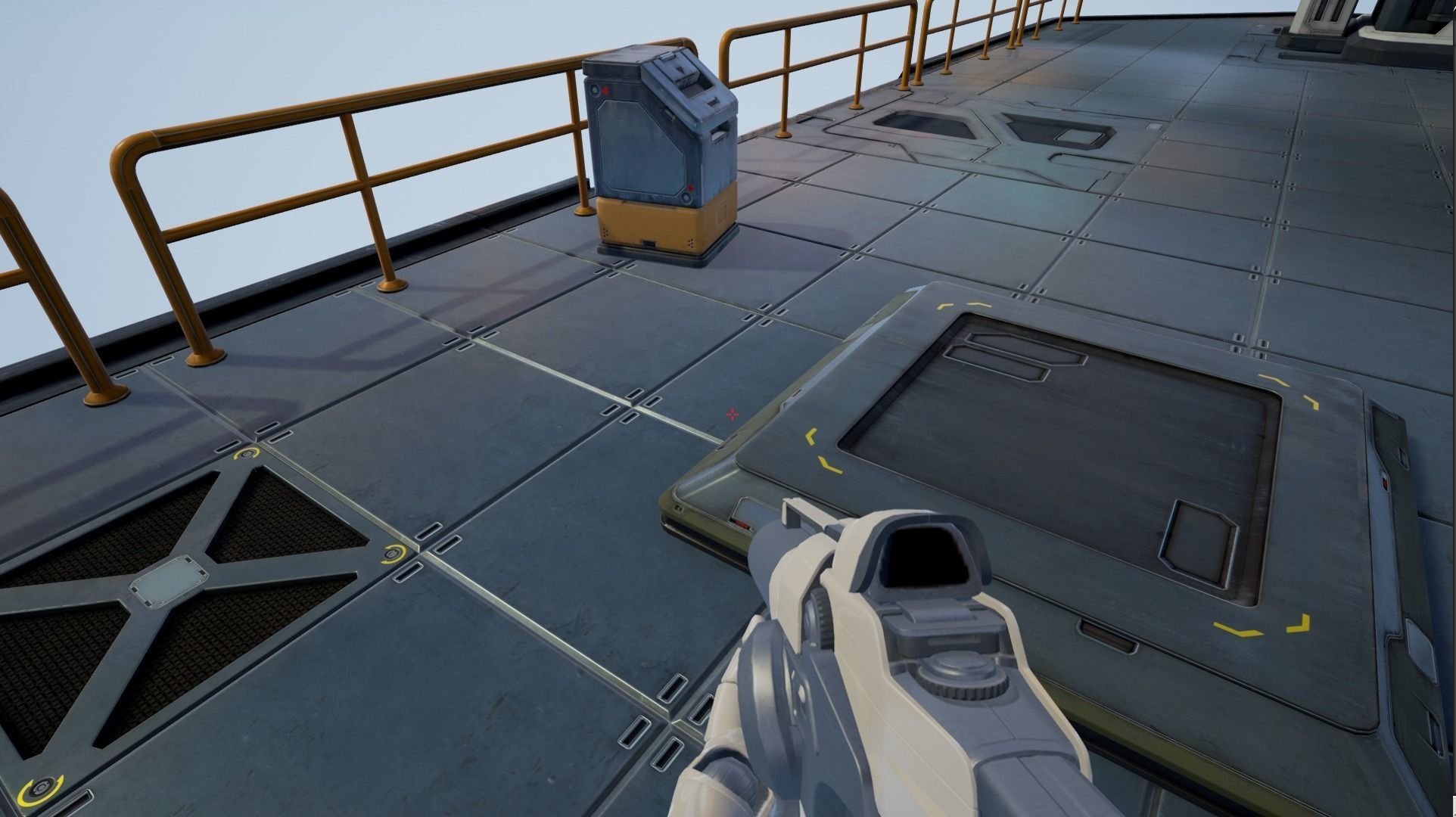 3D model Modular Sci-Fi Space Base Location and Props - low poly VR ...