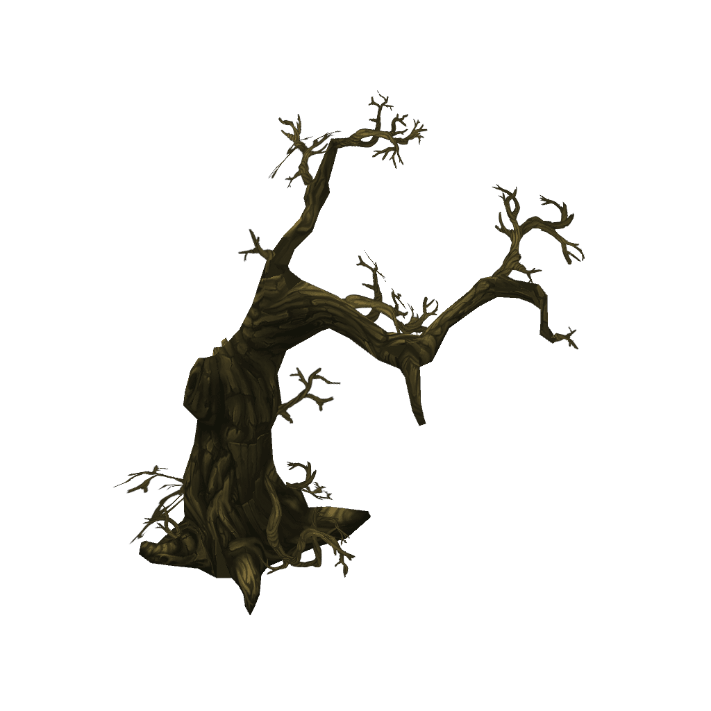 3D model Dead Tree Set - Low Poly Hand Painted VR / AR / low-poly ...