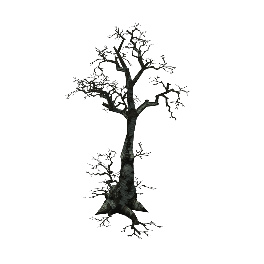 3D model Dead Tree Set - Low Poly Hand Painted VR / AR / low-poly ...