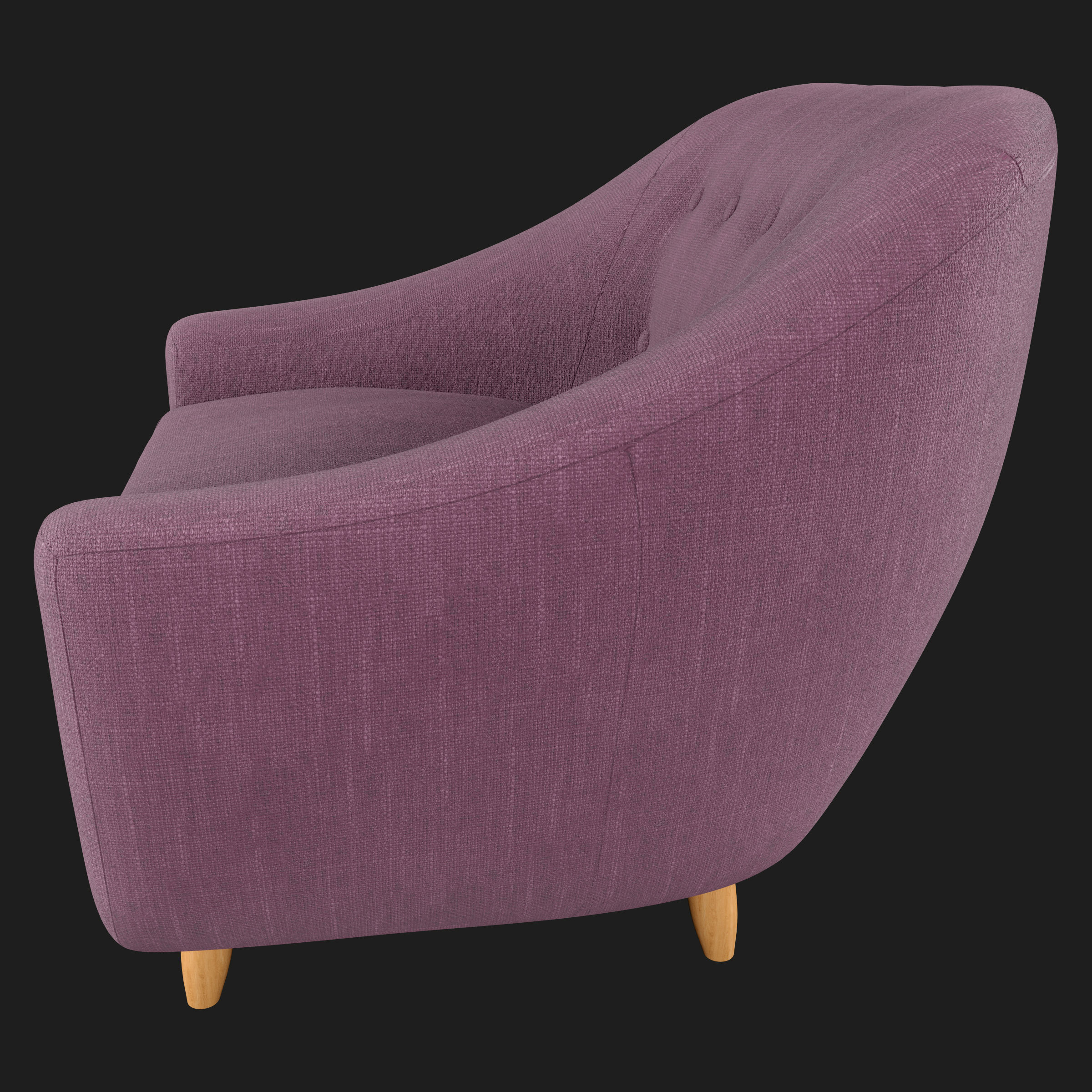 Claudia Fabric Armchair Littlewoods 3D model | CGTrader
