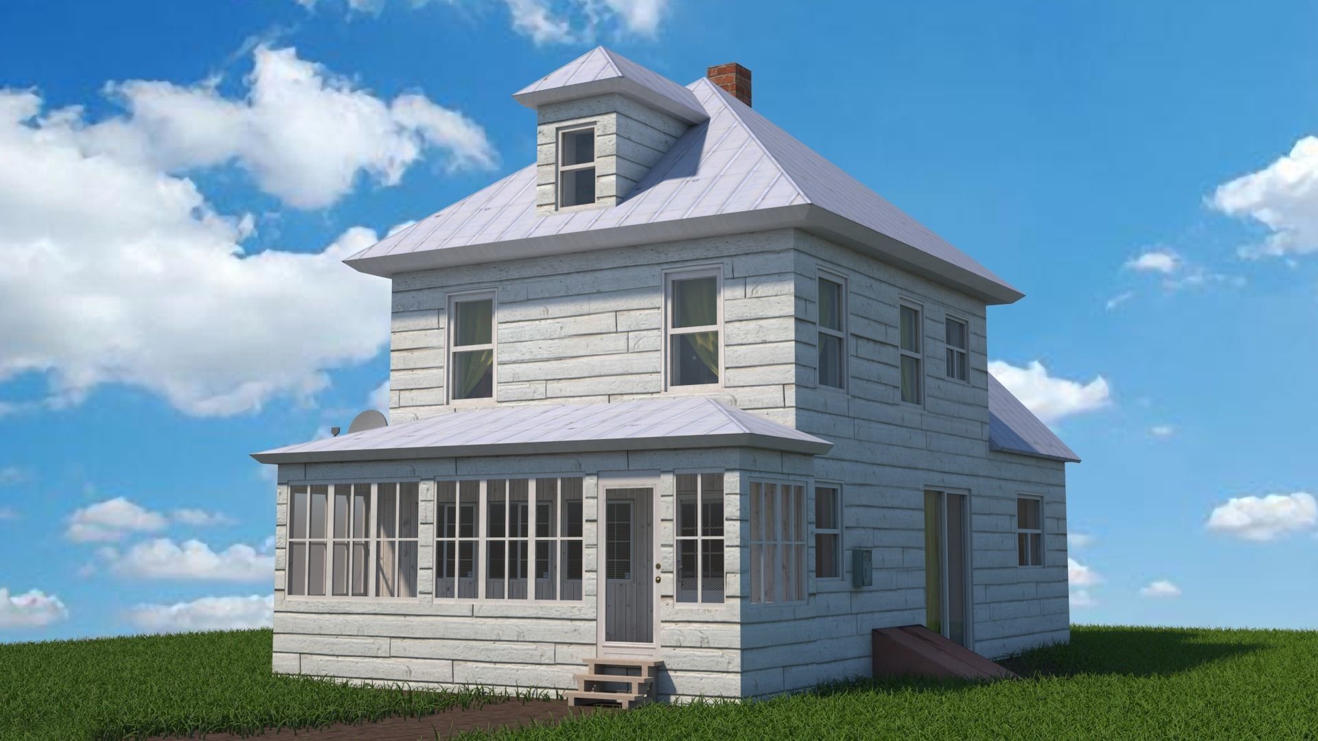 Low-Poly House 3D asset | CGTrader