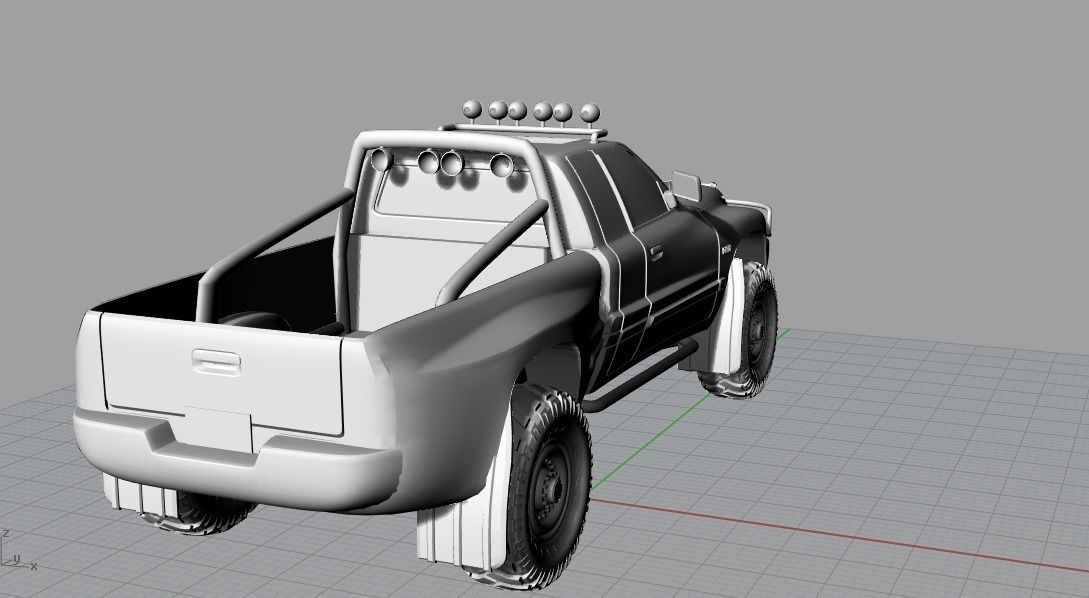 2004 Dodge Ram 2500 free 3D model 3D printable | CGTrader