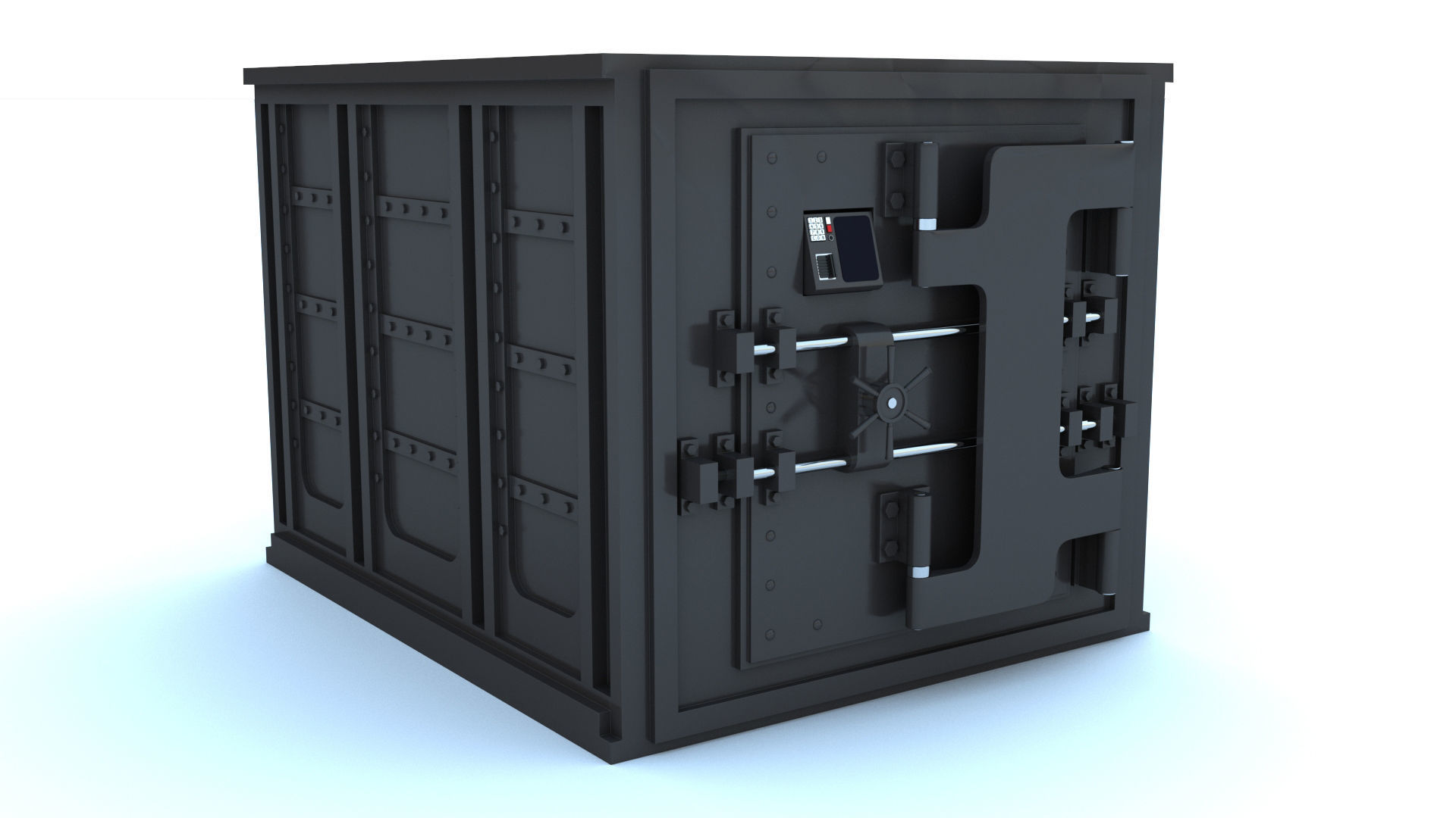 3D model Safety Deposit box from Fast and Furious 5 High and Low Poly ...