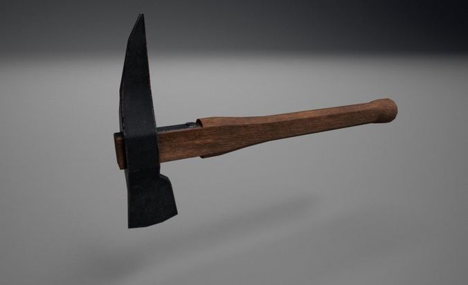 WW1 German Pickaxe asset free VR / AR / low-poly 3D model | CGTrader