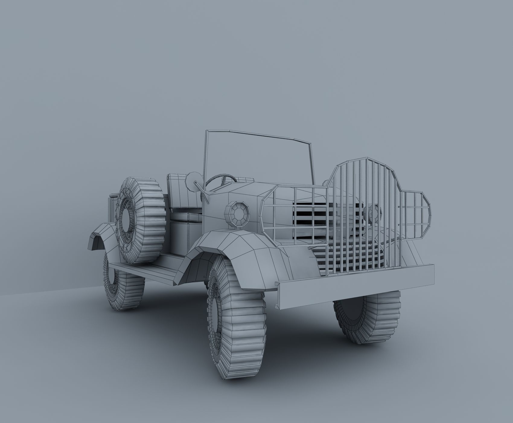 3D model military car vc5 VR / AR / low-poly | CGTrader