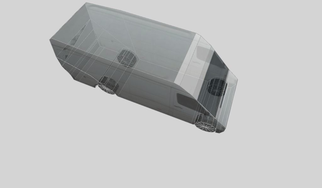 low poly van mercedes sprinter free VR / AR / low-poly 3D model | CGTrader