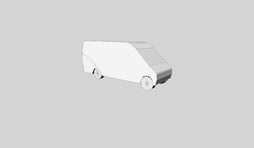 low poly van mercedes sprinter free VR / AR / low-poly 3D model | CGTrader