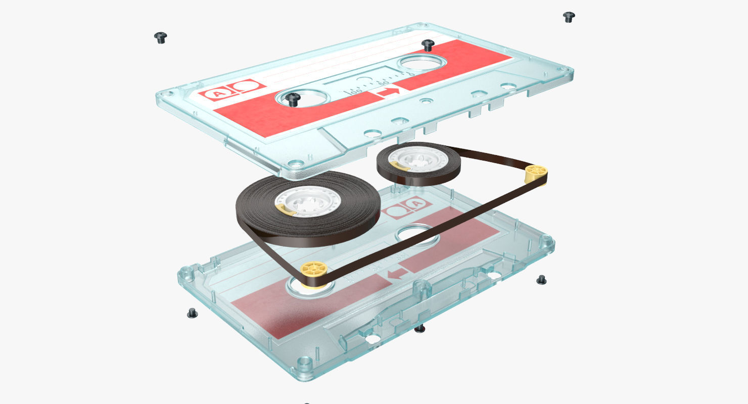 High Detailed Vintage Cassette 3D model | CGTrader