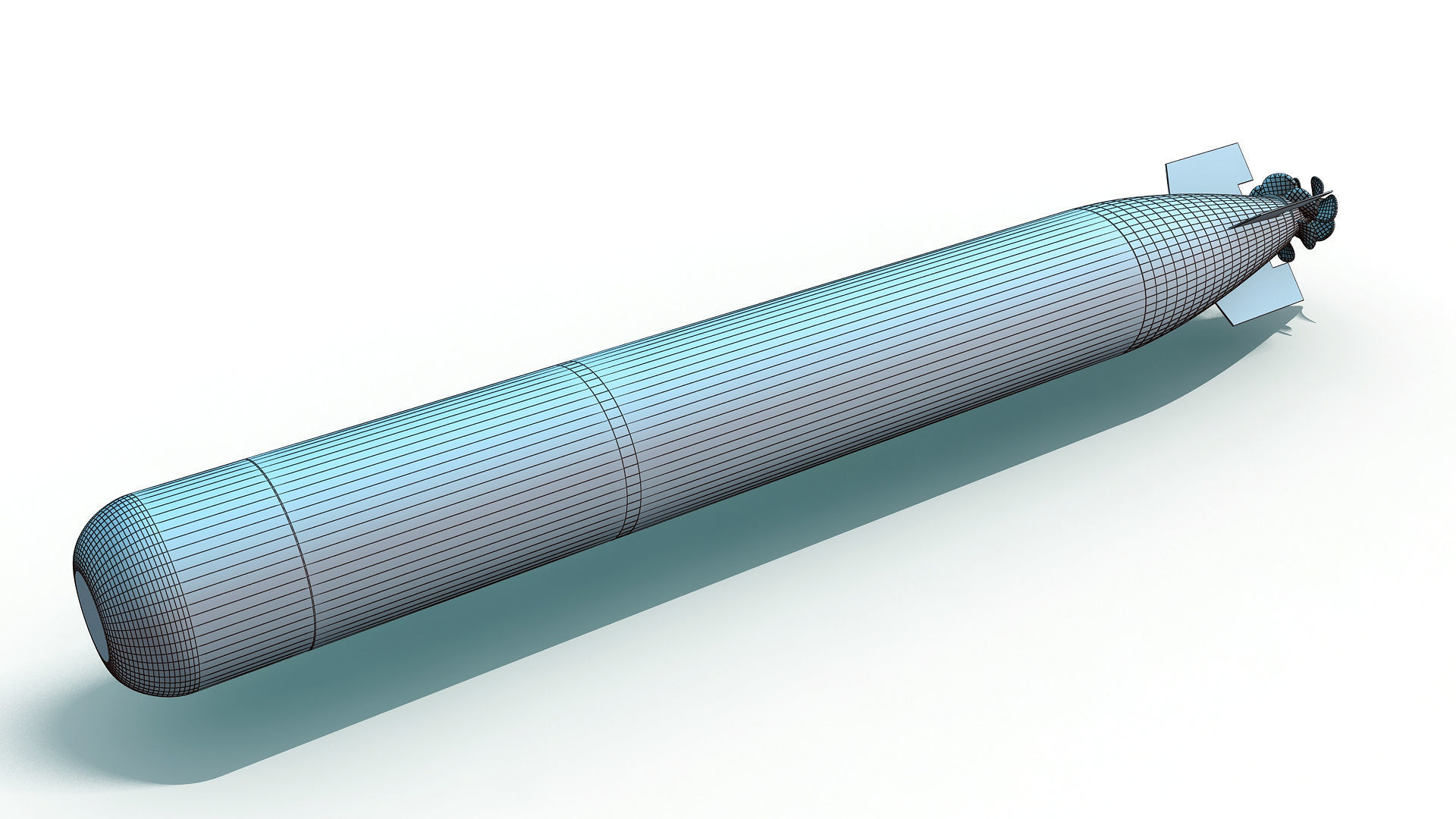 3D model Torpedo Mark 46 VR / AR / low-poly | CGTrader