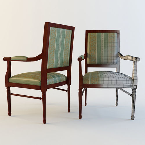 chair classic free 3D model | CGTrader