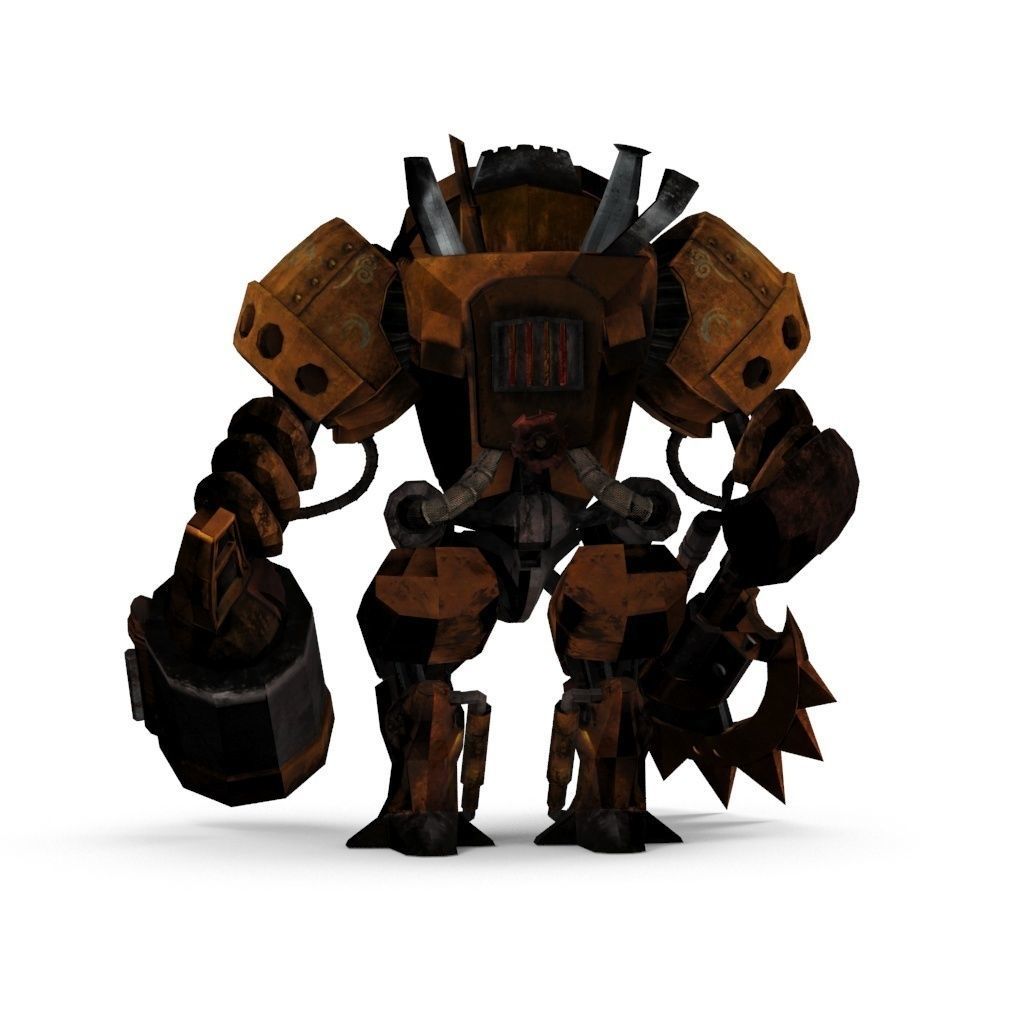 3D model steam Punk Robot VR / AR / low-poly | CGTrader