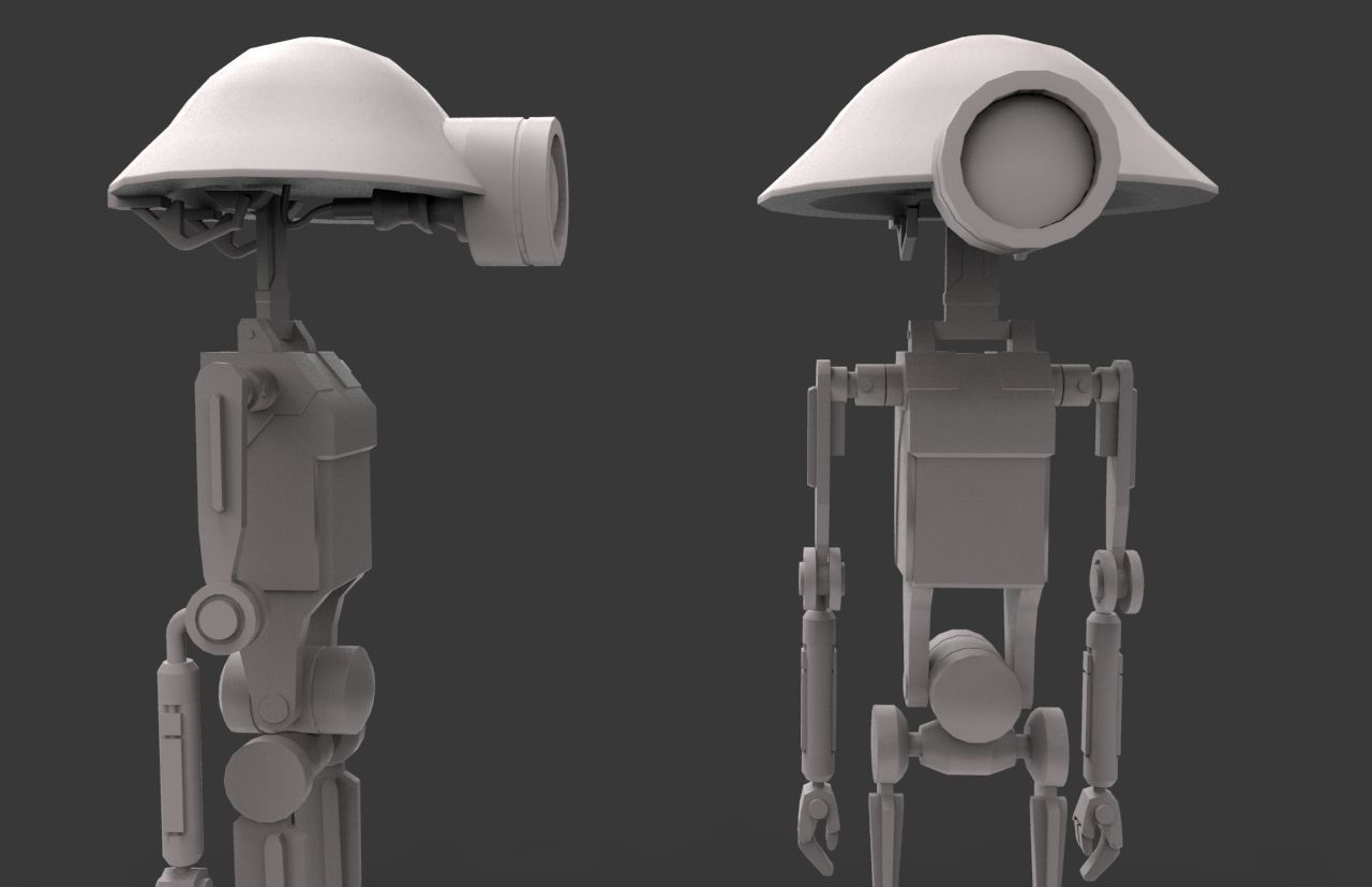 Pit Droid 3D model | CGTrader