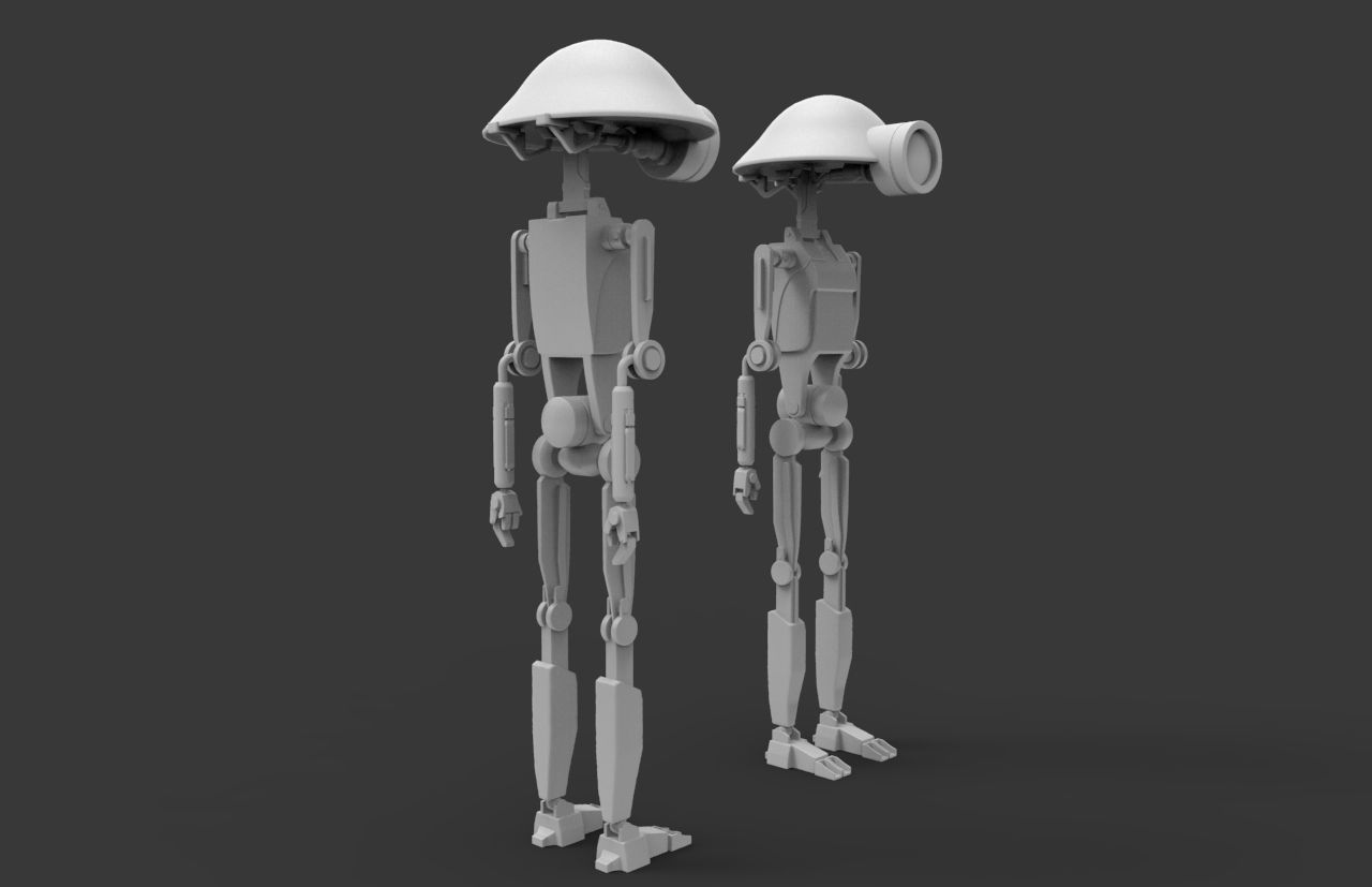 Pit Droid 3D model | CGTrader