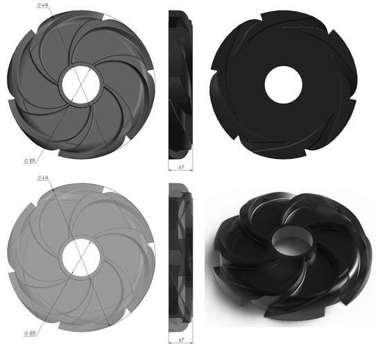 Stainless Steel Pump Guide Vane free 3D model | CGTrader