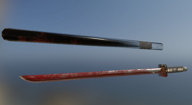 Ninjato PBR Free set free VR / AR / low-poly 3D model | CGTrader