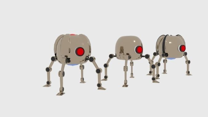 Sphere Camera Bot 3D model | CGTrader