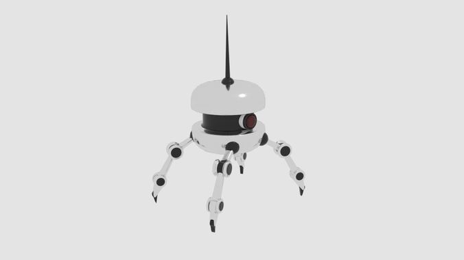 Burger Spy Bot 3D model | CGTrader