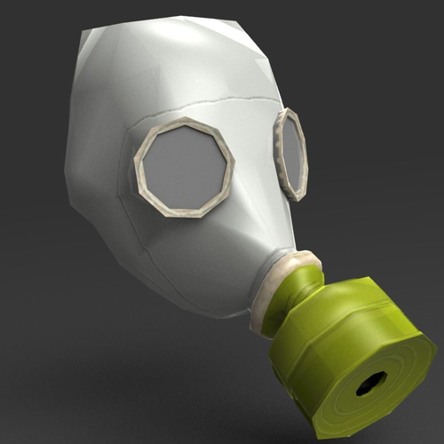 3D model Gas Mask GP-5 VR / AR / low-poly | CGTrader