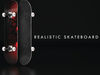 3D model Realistic Rigged Skateboard - Rig for Cinema 4D VR / AR / low ...