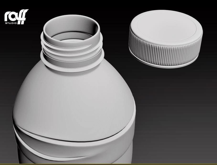 3D model bottle water Ifri VR / AR / low-poly | CGTrader