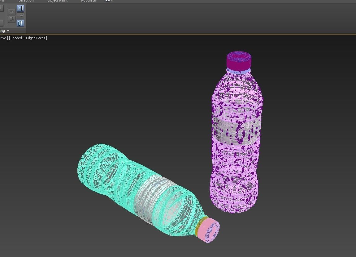 3D model bottle water Ifri VR / AR / low-poly | CGTrader