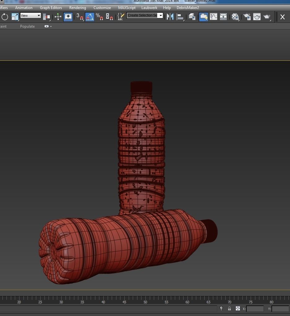 3D model bottle water Ifri VR / AR / low-poly | CGTrader