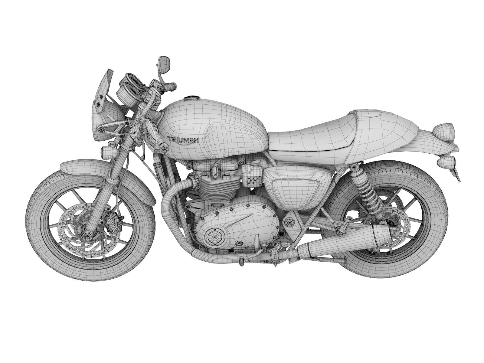 Triumph Street Cup 2017 3D model | CGTrader
