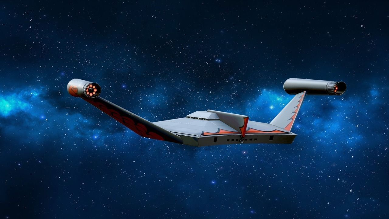 The Romulan Birds of Prey starships 3D model | CGTrader