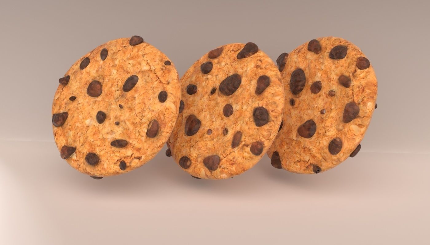 3D model Cookies VR / AR / low-poly | CGTrader